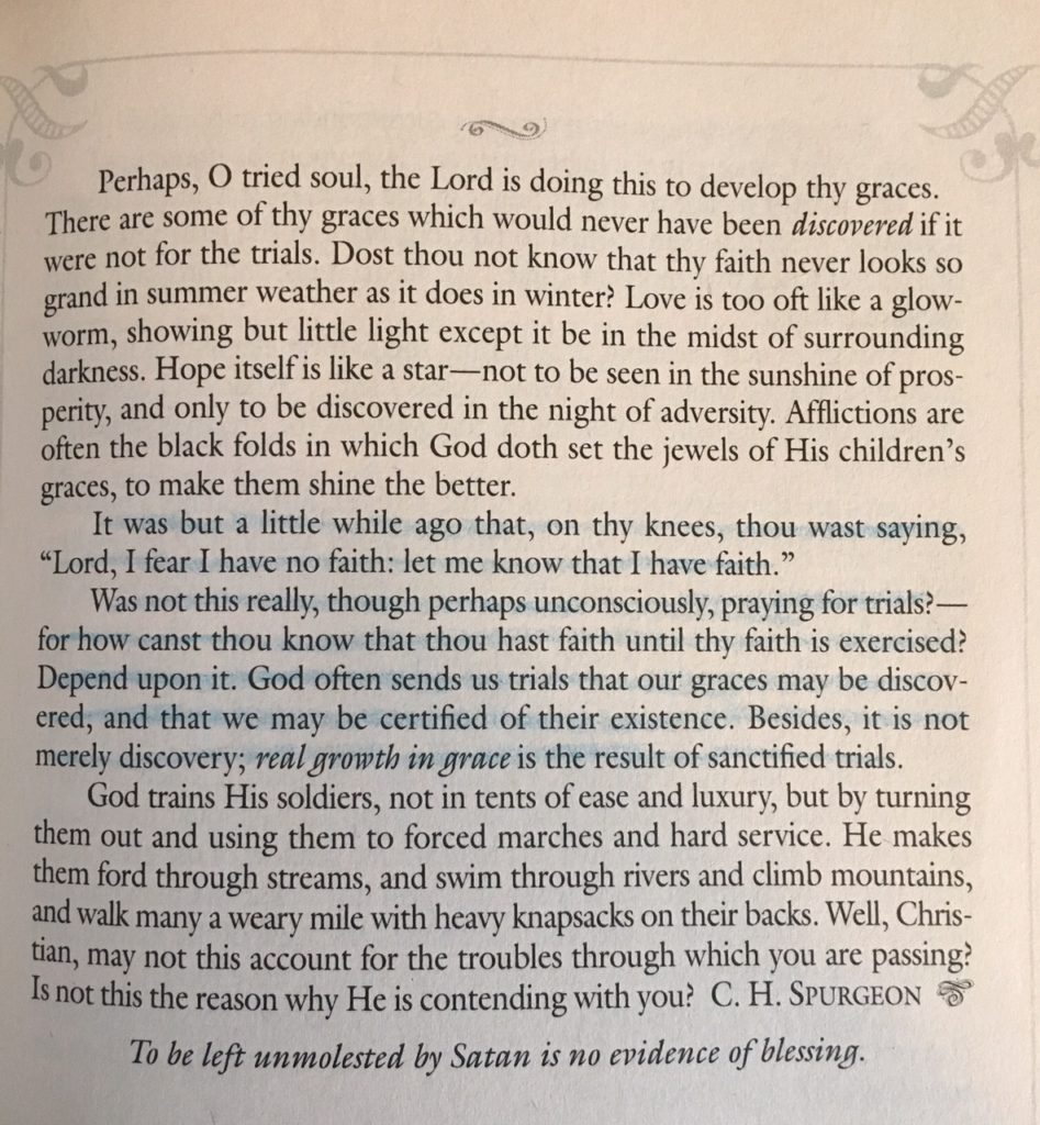 Learning Faith Through Trials | in thine heart